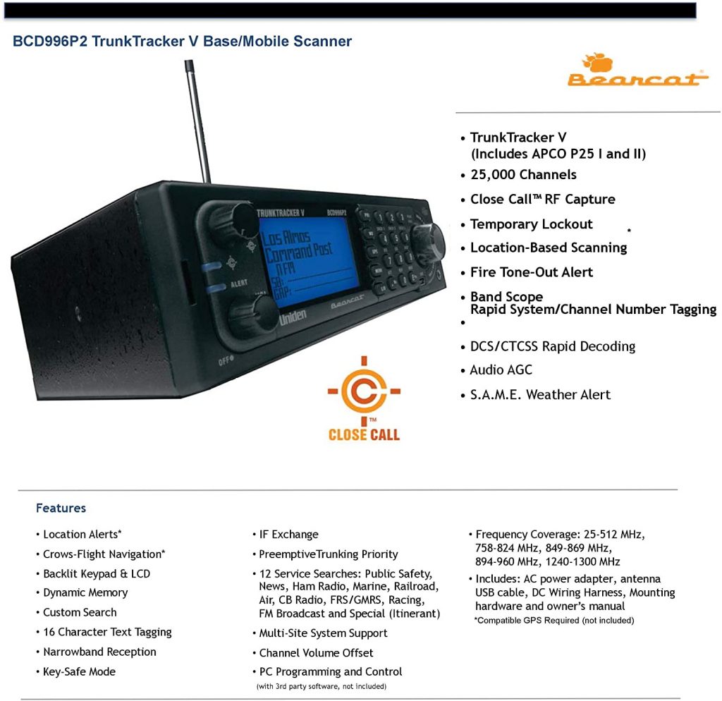 Uniden BCD996P2 VS BCD536HP | RatedRadarDetector